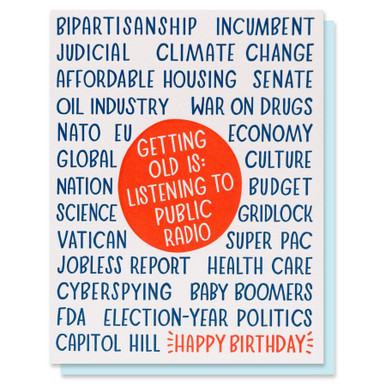 Public Radio Birthday Card - Midwest Nice