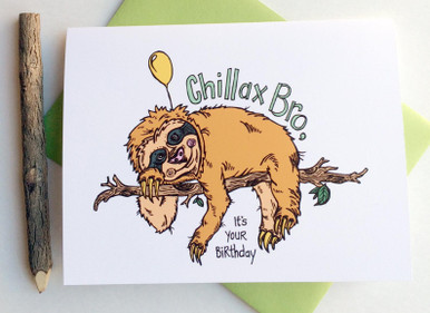 Chillax Bro Card - Midwest Nice