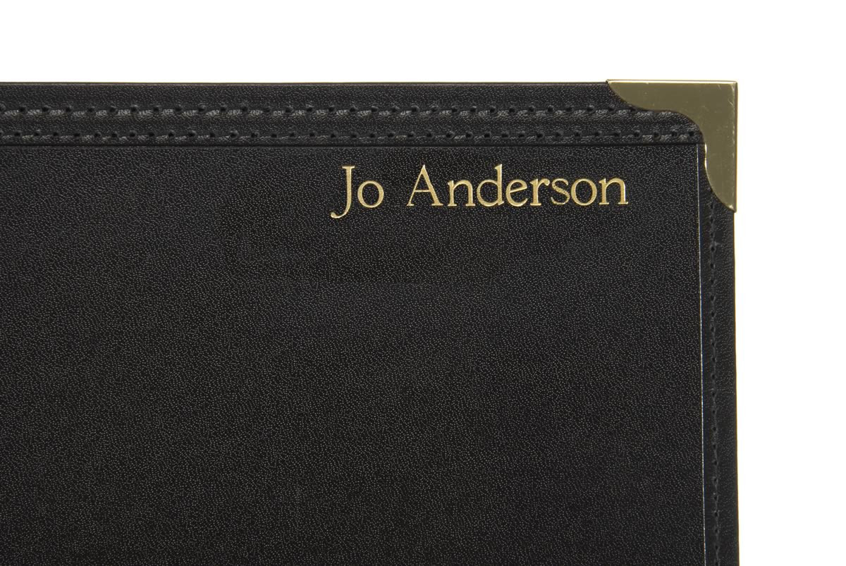 Black Deluxe Choir Folders with Hand Strap - My Music Folders