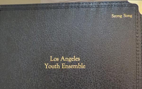 Black Deluxe Choir Folders with Hand Strap - My Music Folders