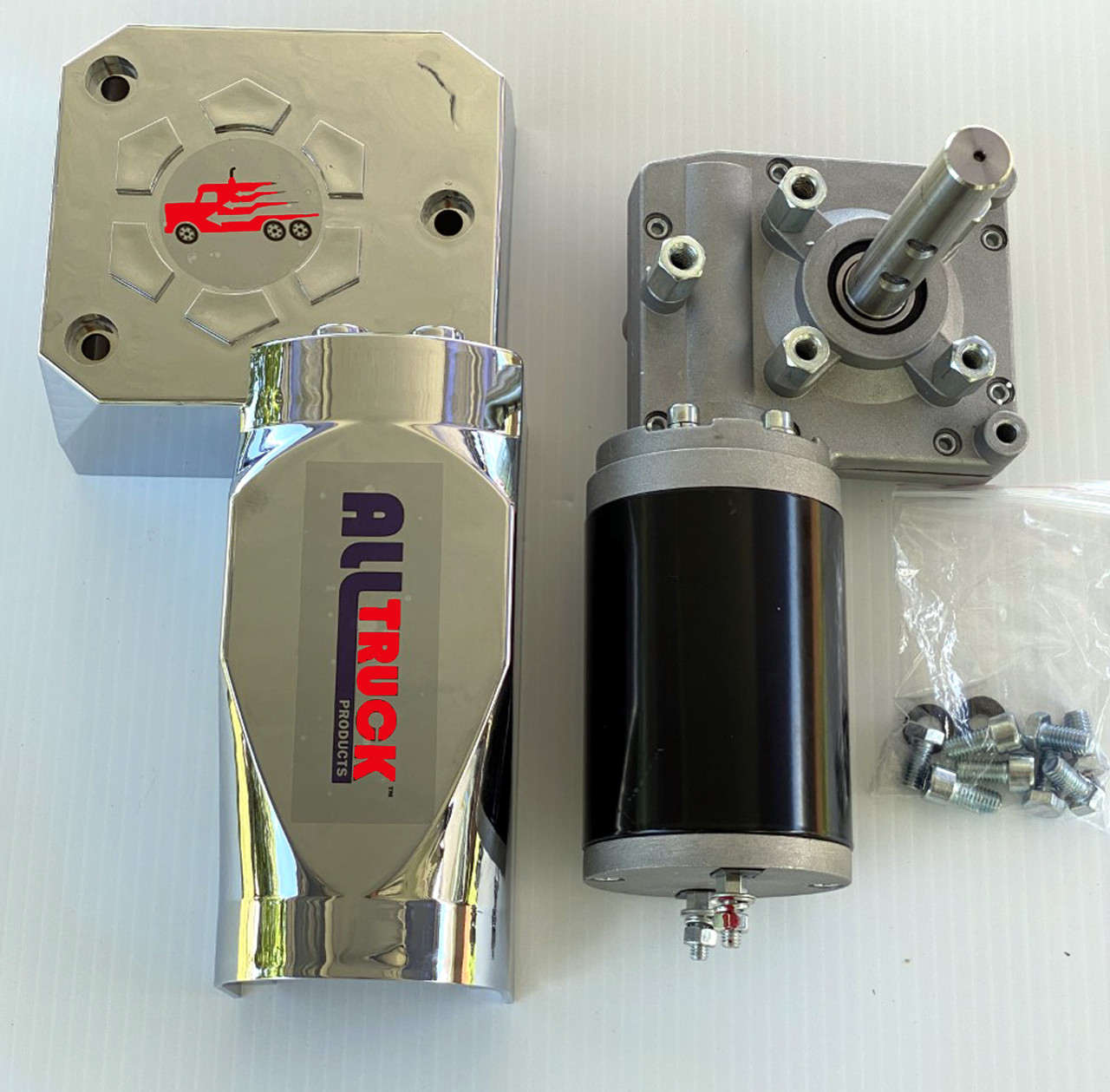 600W/50:1 - 1.5 HP - Universal Replacement Dump Truck / Trailer Tarp ...