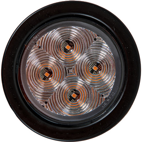 SL42CA - 4 Inch Round Recessed Strobe With Amber LEDs And Clear Lens ...