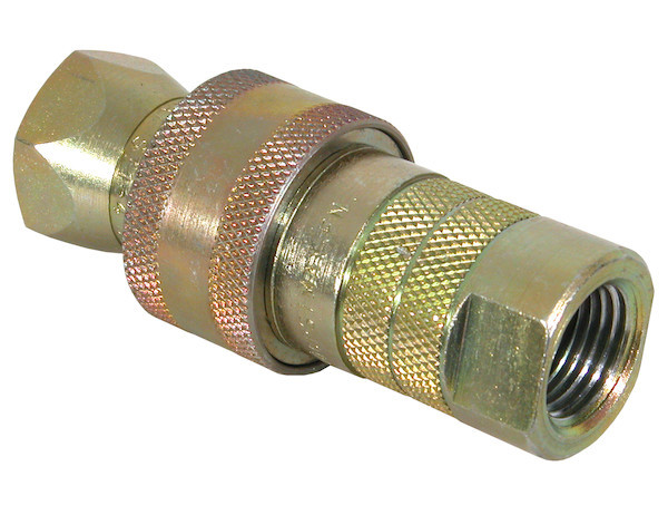B40004 - 1/2 Inch NPTF Sleeve-Type Hydraulic Quick Coupler Assembly ...