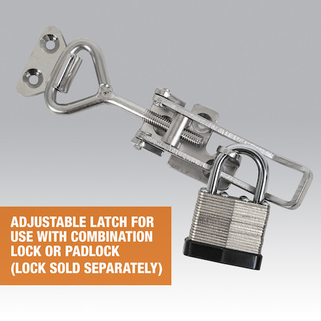 3049352 - 6" Heavy Duty Stainless Steel Adjustable-Grip Draw Latch ...