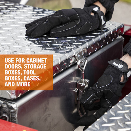 3049352 - 6" Heavy Duty Stainless Steel Adjustable-Grip Draw Latch ...