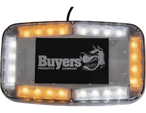 8891042 - 11 Inch Rectangular Multi-Mount Amber/Clear LED Mini Light ...