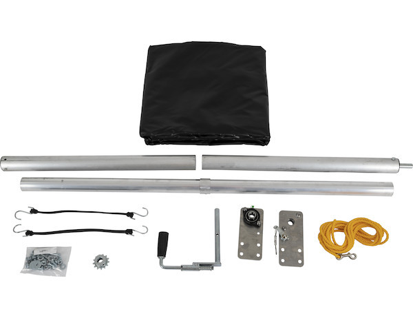 DTT5511 - Dump Tarp Kit (Round Axle), Mesh Tarp, 5 -1/2 x 12 Foot ...