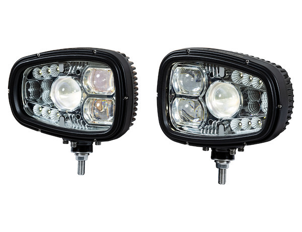 1312000 - SAM Universal Heated LED Snow Plow Headlights - Paris Supply, LLC