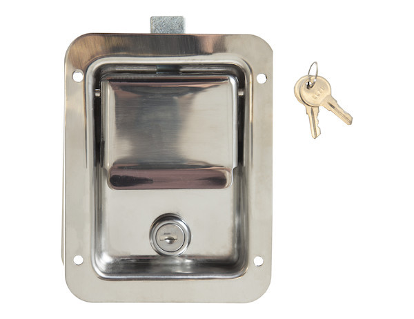 L3885 - Stainless Steel Single Point Locking Paddle Latch - Thru-Hole ...