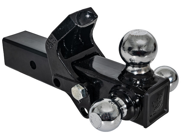 1802280 - Tri-Ball Hitch with Pintle Hook and Chrome Towing Balls - 2-1 ...