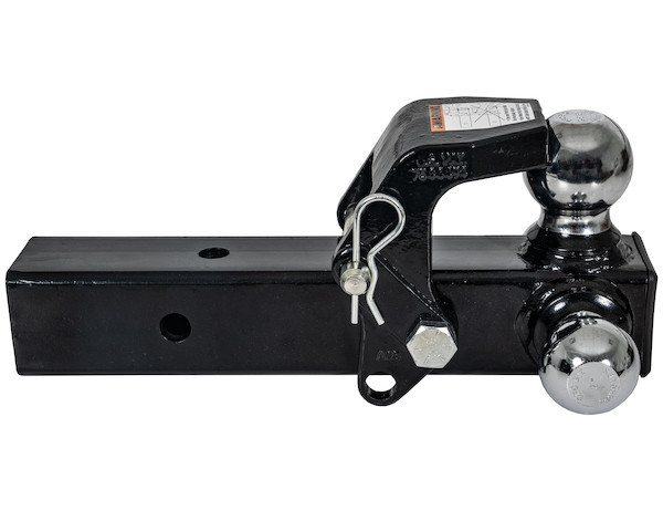 1802280 - Tri-Ball Hitch with Pintle Hook and Chrome Towing Balls - 2-1 ...