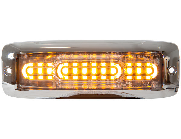 8890300 - Ultra Thin Wide Angle 5 Inch Amber LED Strobe Light - Paris ...