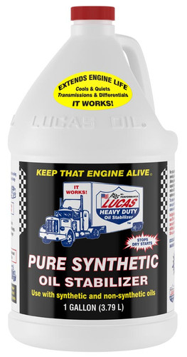 Lucas Oil 10131 Pure Synthetic Oil Stabilizer, 1 Gallon - Paris Supply, LLC