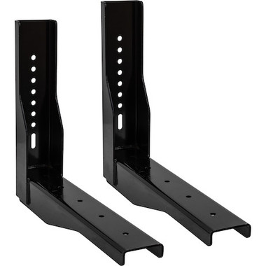 1701018 - Pro Series Gloss Black Structural Steel Mounting Brackets ...