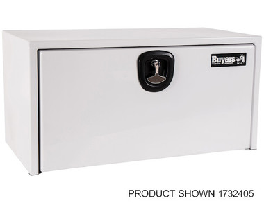 1732415 - 18x18x60 Inch White Steel Underbody Truck Box With 3-Point ...