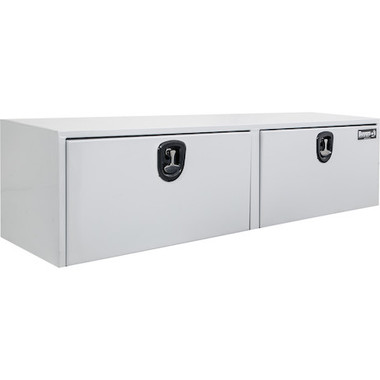1732420 - 18x18x72 Inch White Steel Underbody Truck Box With 3-Point ...