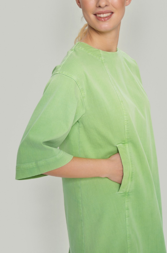 BKR DRESS JINZU OVERSIZED STYLE IN LIME GREEN - X&O Boutique