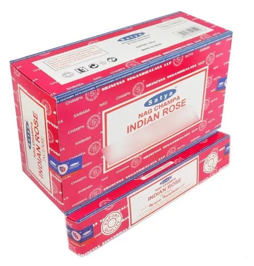 INCIENSOS Satya Nag Champa - 12 UNIDADES Fragancia Indian Ro - Puerta ...