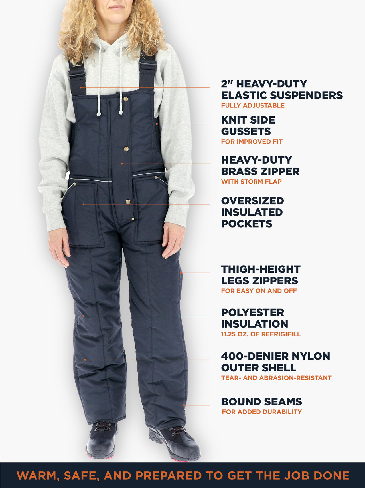 Women's Iron-Tuff® Bib Overalls - Warm and Functional