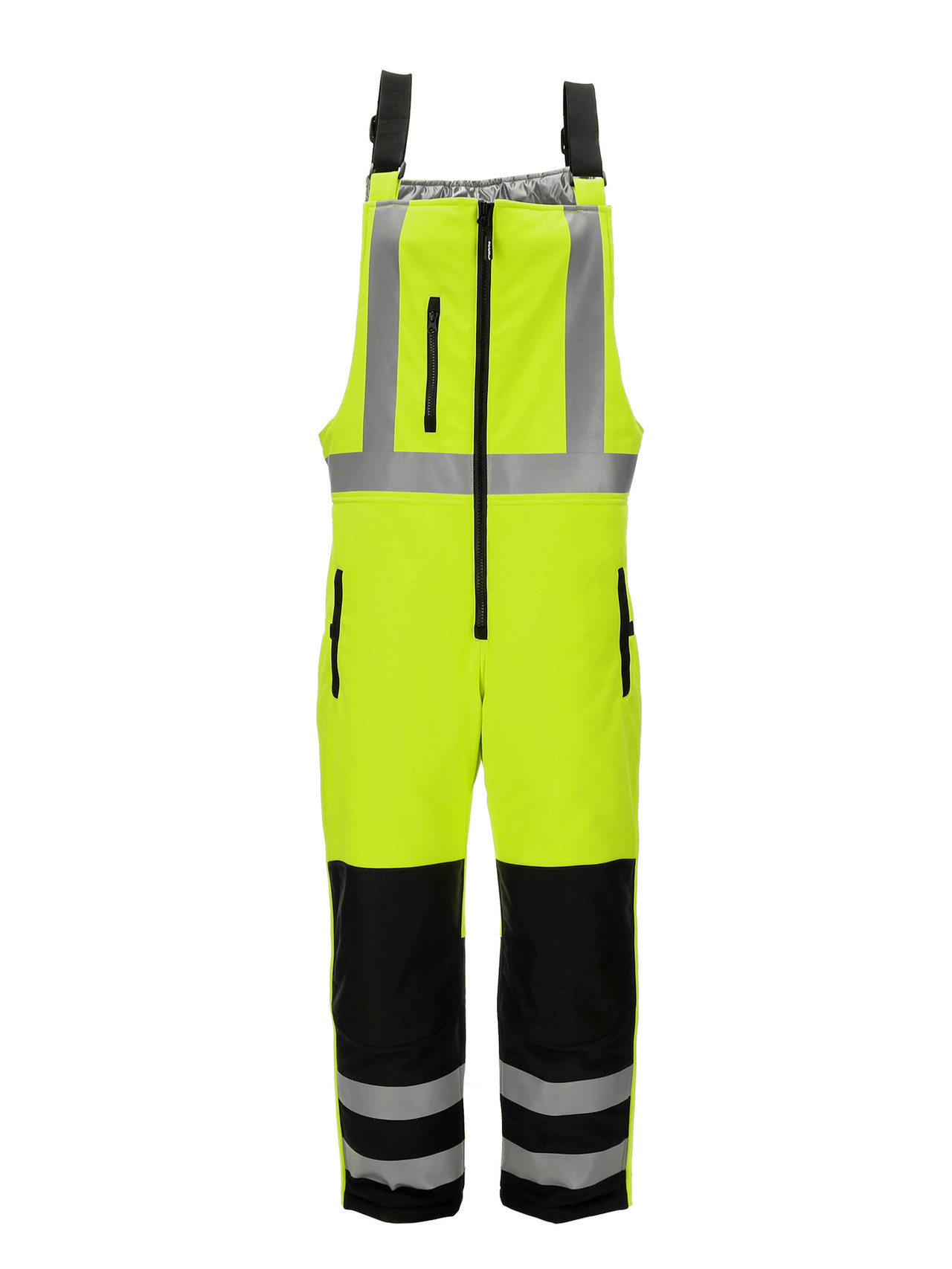 Hivis Insulated Softshell Bib Overalls