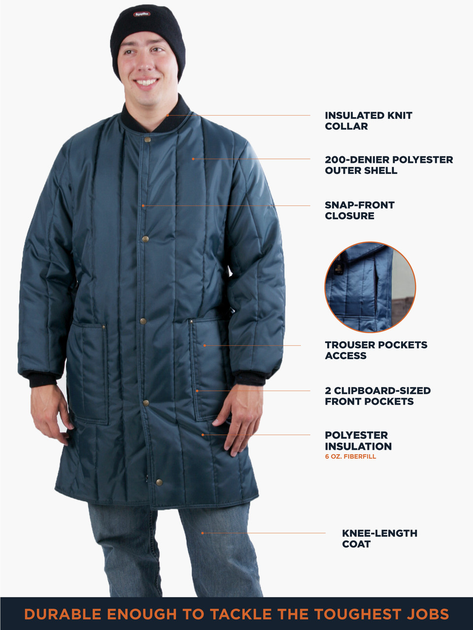 Econo-Tuff® Frock Liner - Budget Insulation Layer