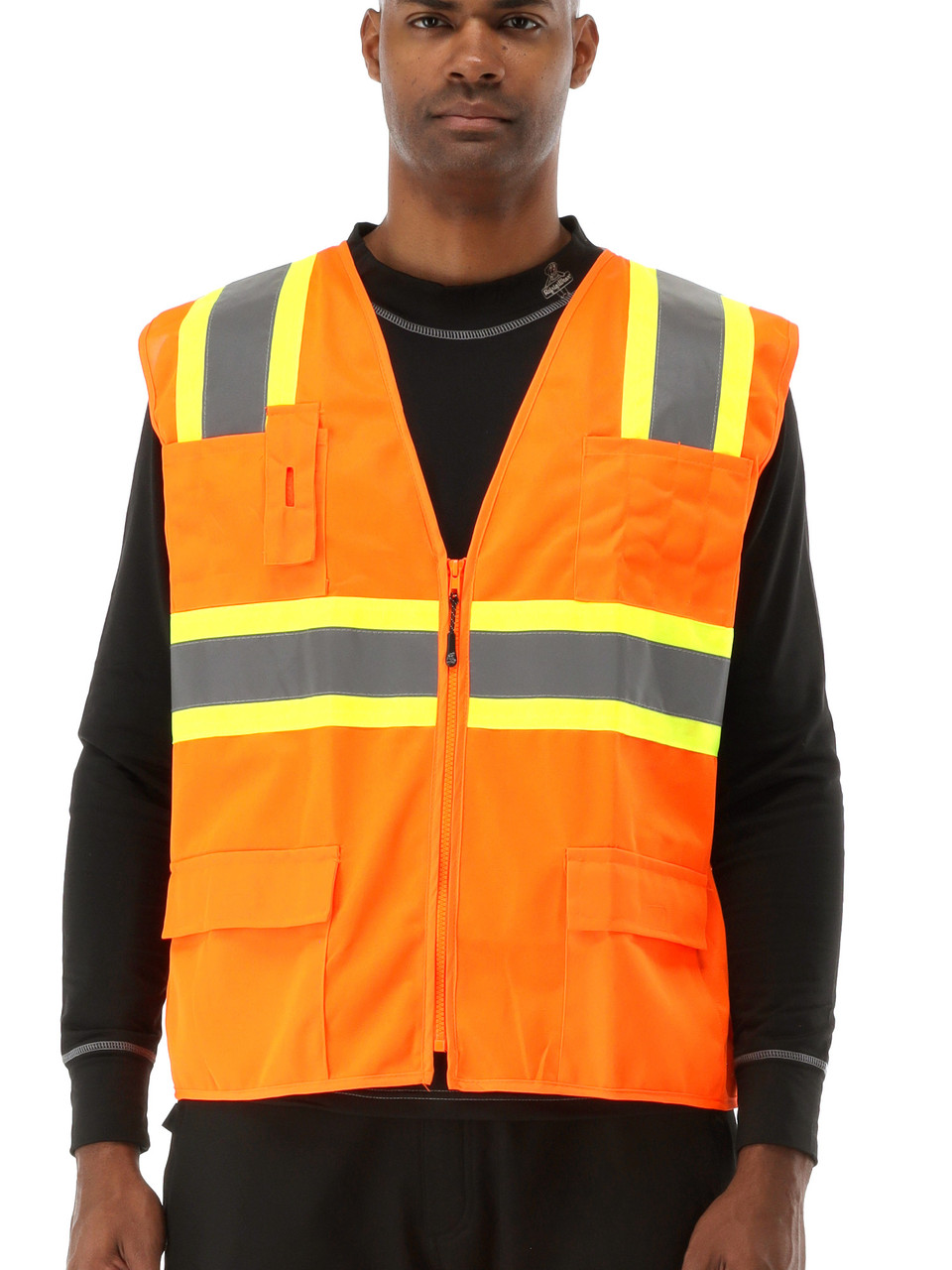 Orange Safety Vest - High Visibility Gear