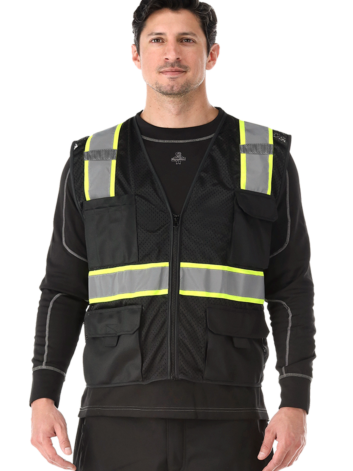Safety Vest with Pockets & Radio Loop (8999) | RefrigiWear