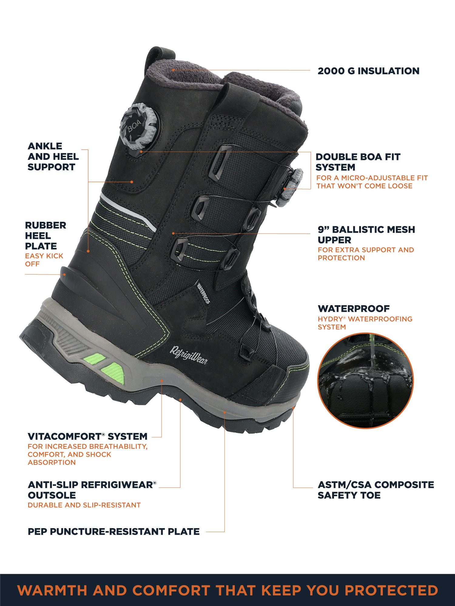 Extreme Double Dial Pac Boot - Cold Weather Footwear