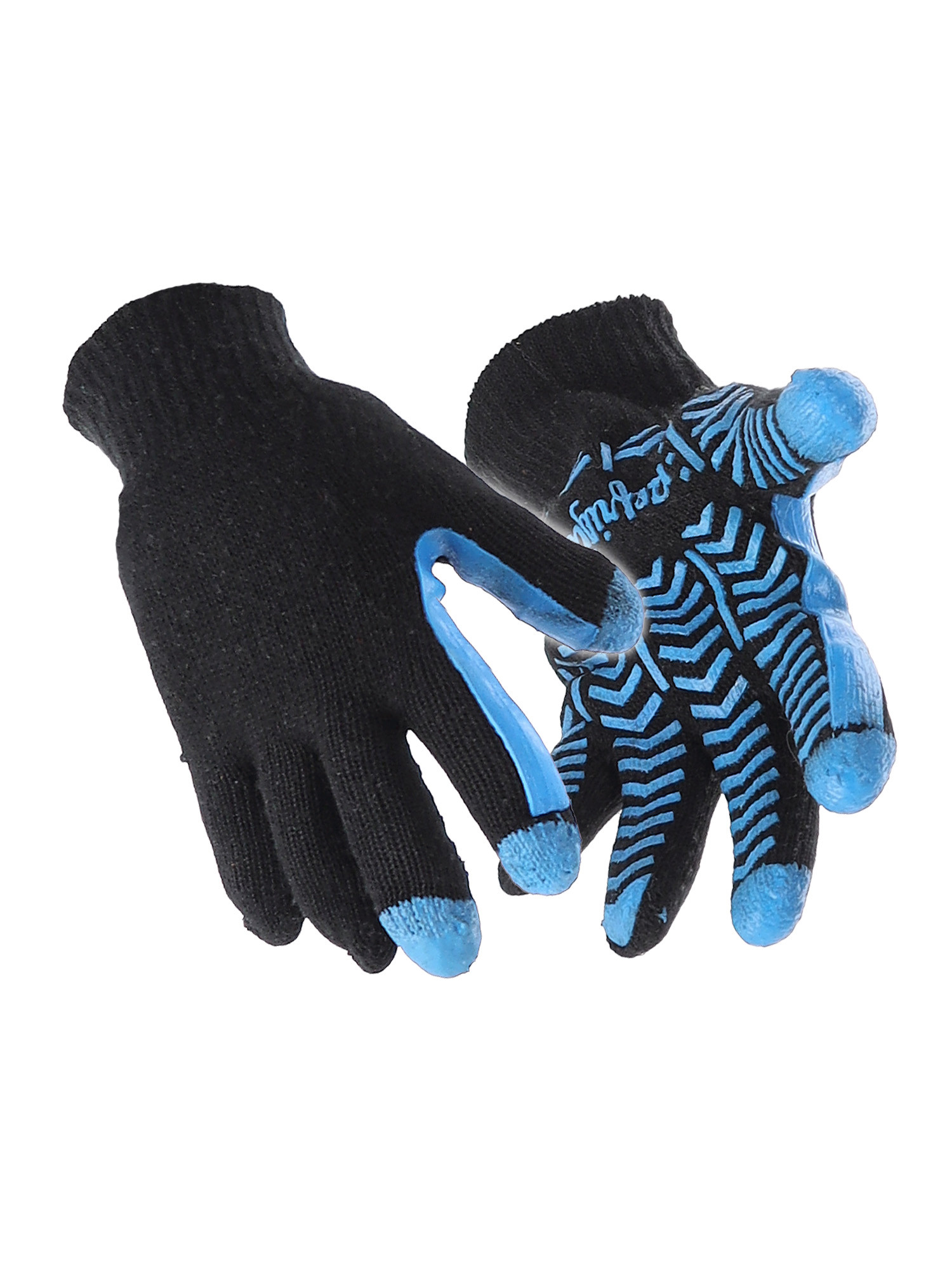 Dual Layer Herringbone Grip Gloves - 3 Finger Dip