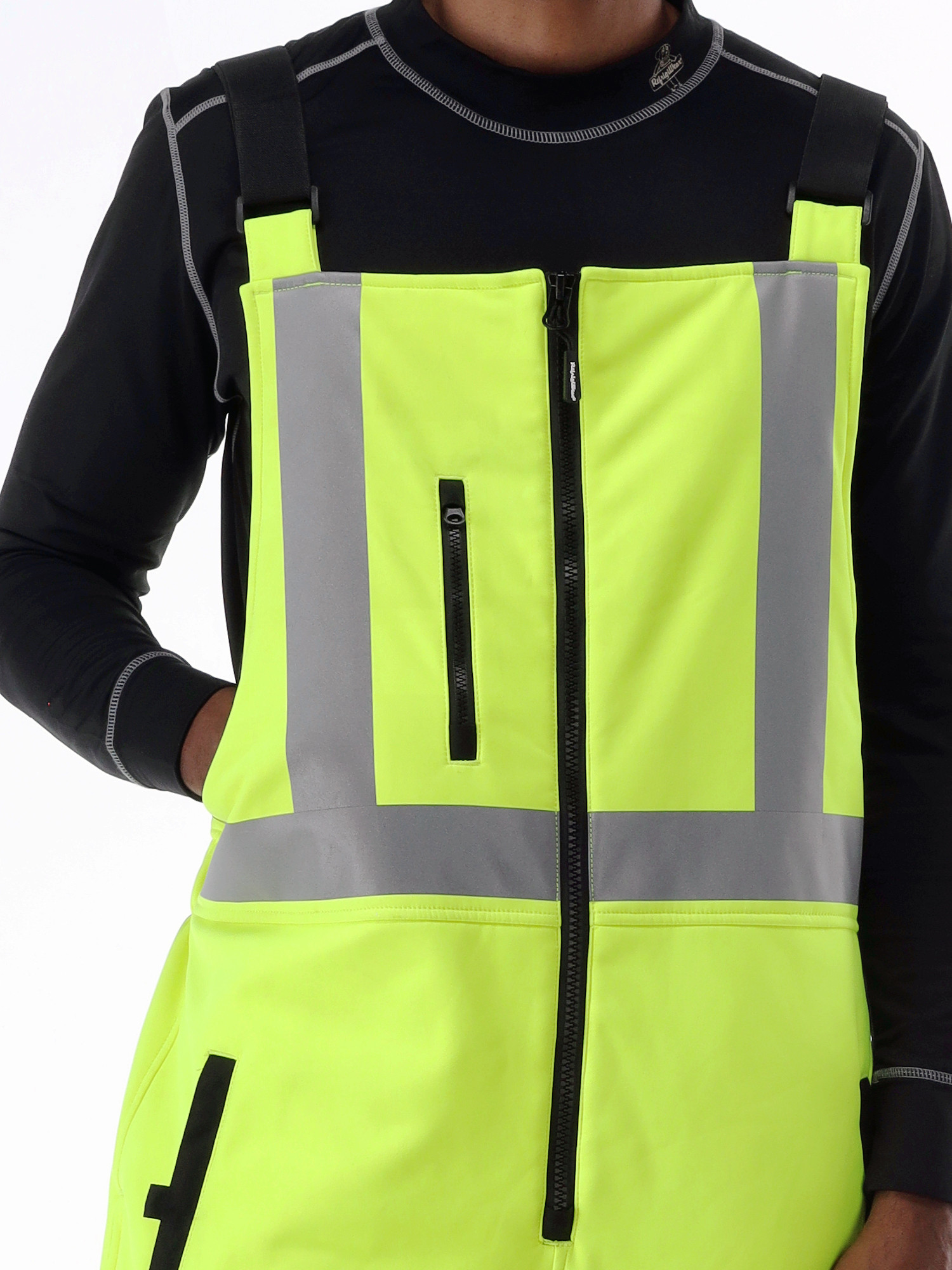 HiVis Insulated Softshell High Bib Overalls