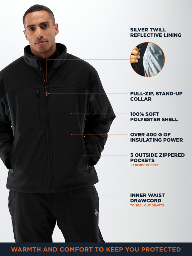 Insulated Softshell Jacket - Versatile Cold Weather Wear