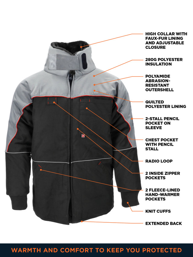 Polar Ultimate Freezer Jacket (8028) | Avaska | RefrigiWear