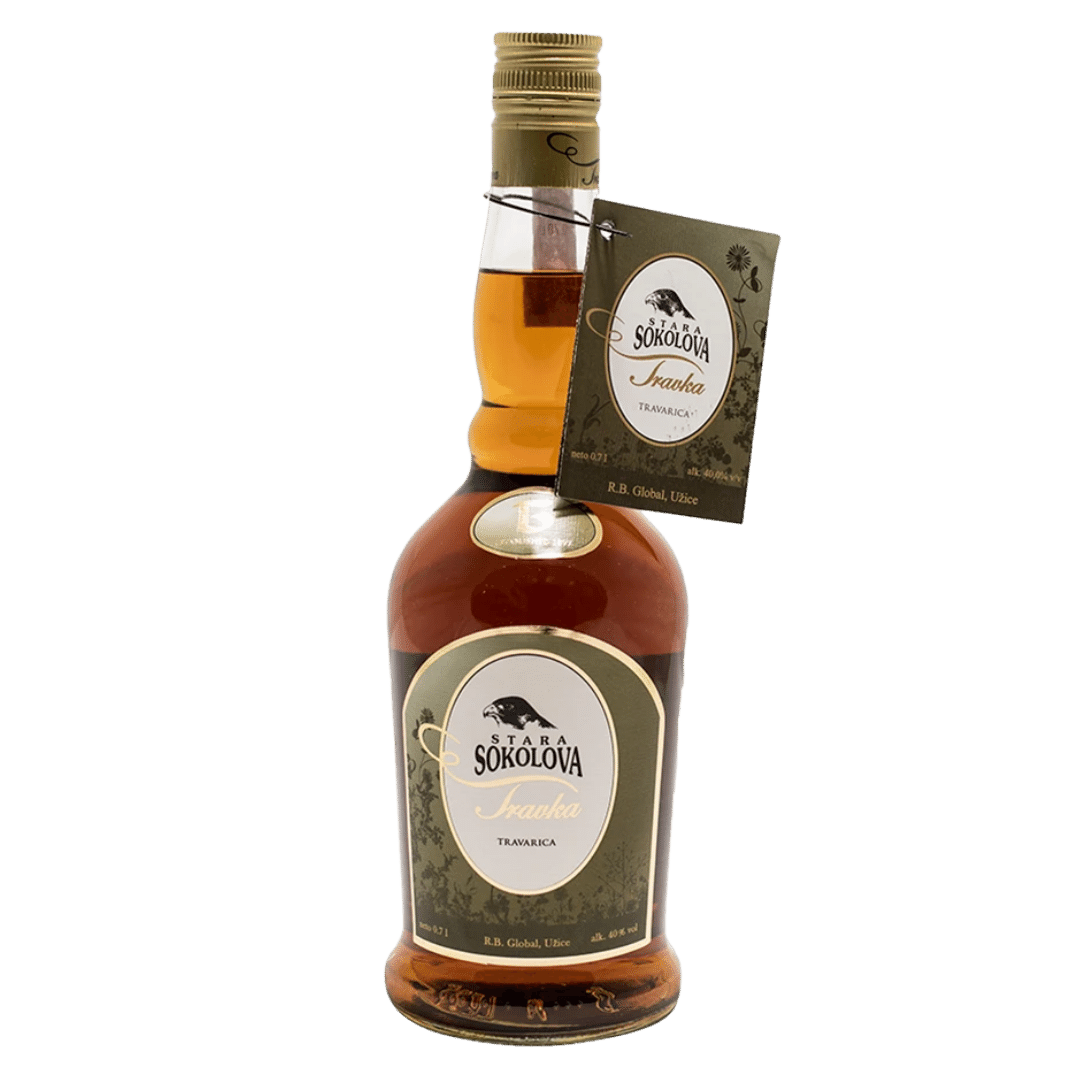 Stara Sokolova Travka Plum Brandy with Herbs | Liquory