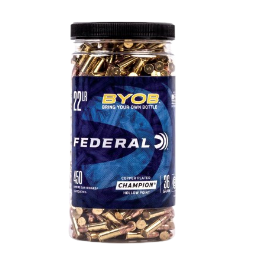 Federal .22 Long Rifle 36gr. Copper Plated Hollow Point 450ct ...