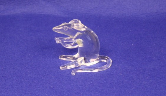 1994 David C. Beaubien Crystal Mouse Figurine