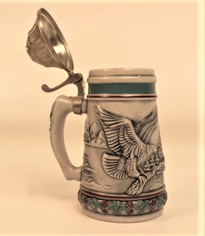 Vintage Avon 1990 "Endangered Species" The Bald Eagle Stein