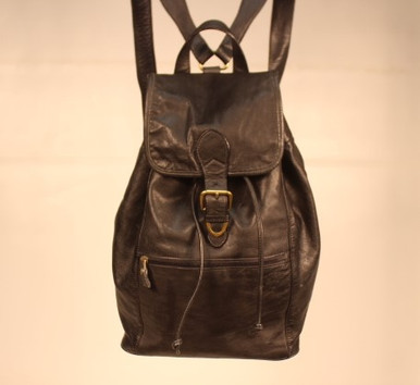 Vintage Virginia Slims Leather Backpack