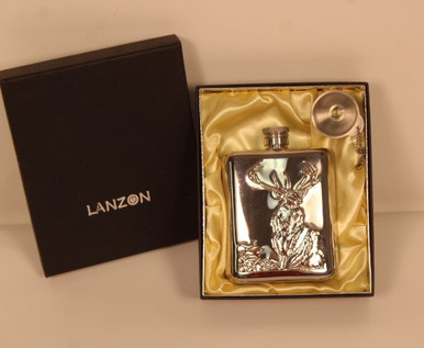 Lanzon Stainless Deer Flask Gift Box