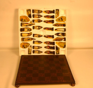 British v/s French Chess Set