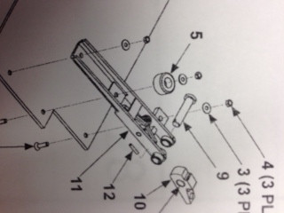 Beverage Truck Parts | Maxon 264572 Right Hand Hinge Assembly
