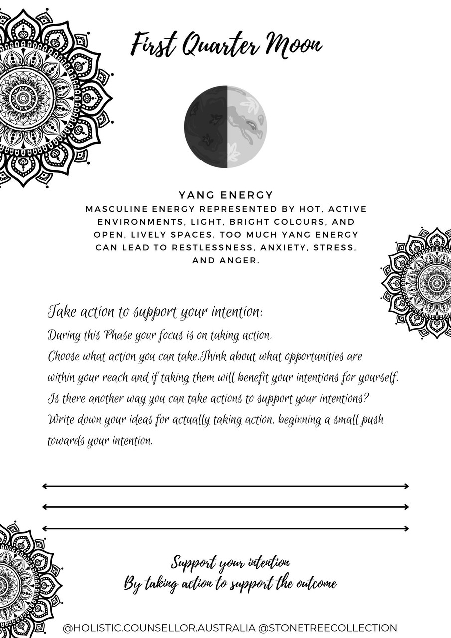 Moon Phases and Setting Intentions