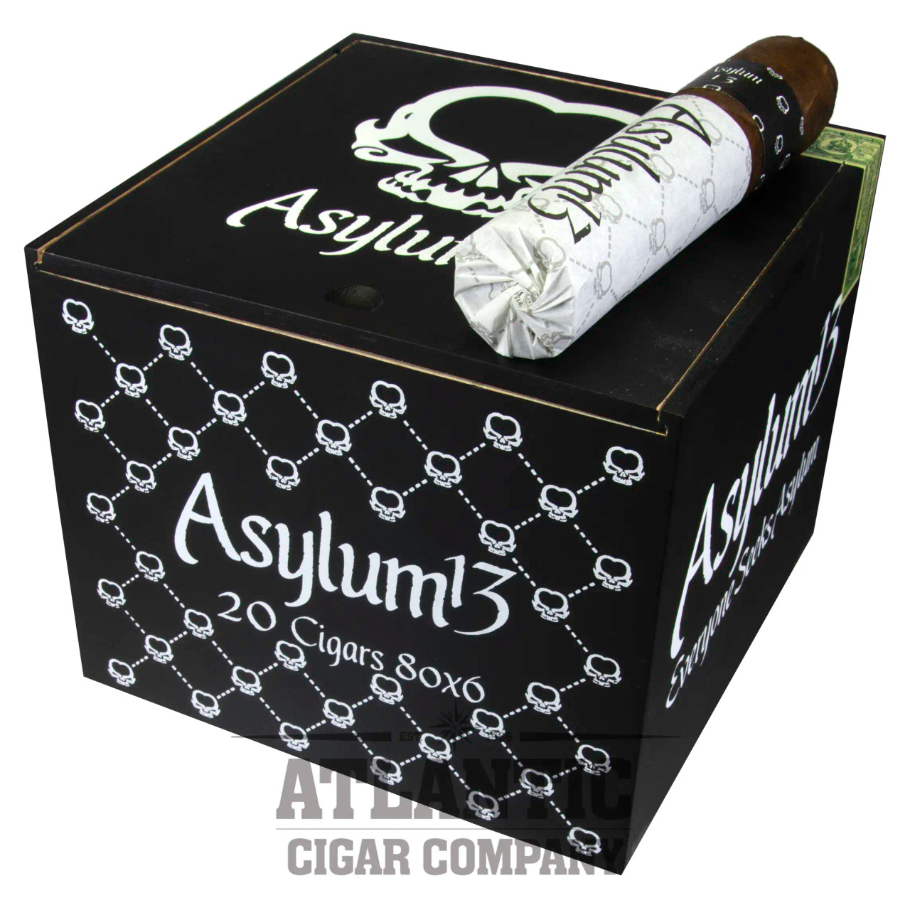 Asylum 13 Cigars 80x8 | Atlantic Cigar Co.