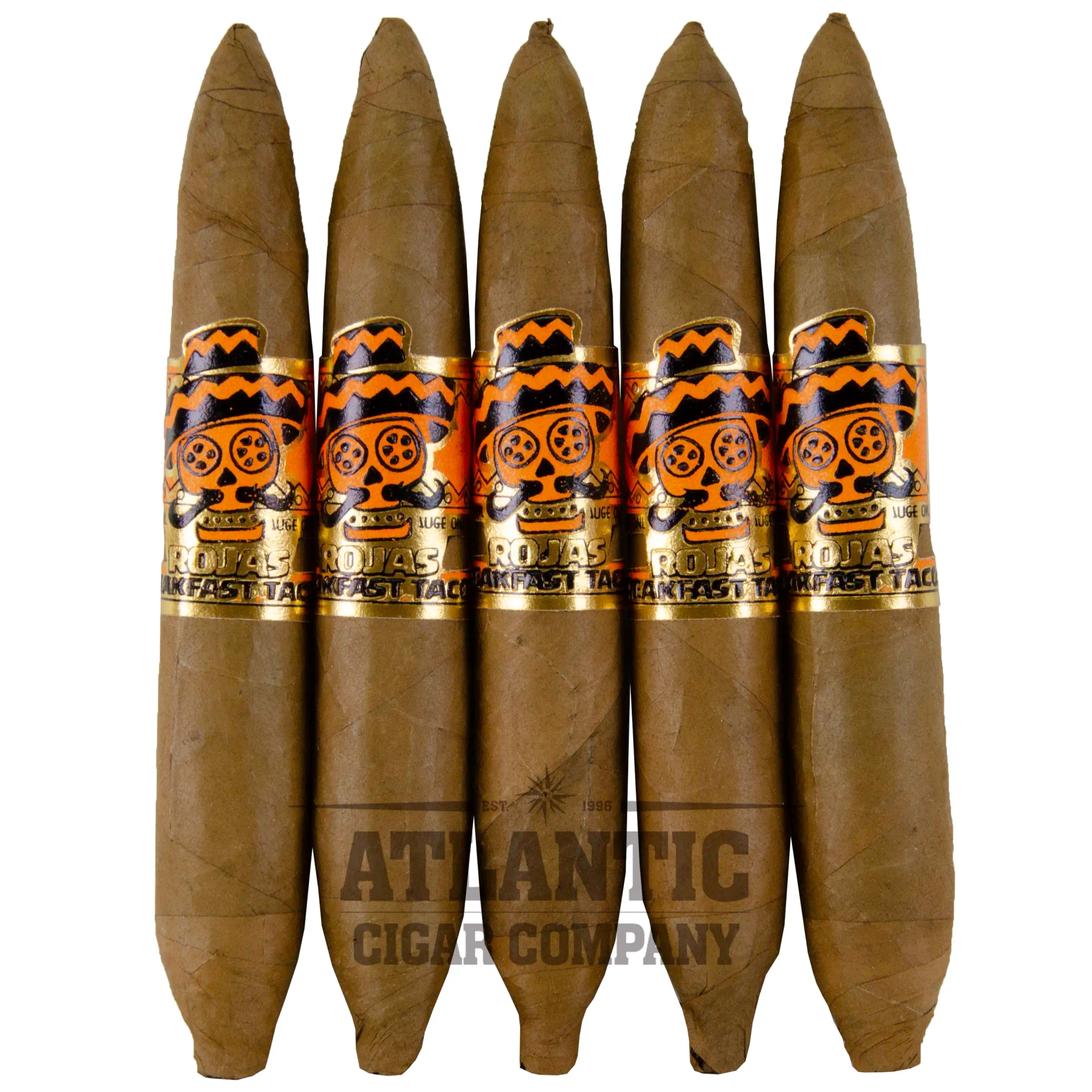 Rojas Breakfast Tacos Cigars Connecticut Petit Salomon 4 1 2x50