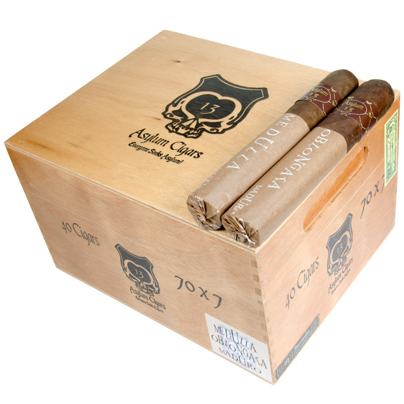 Asylum 13 Medulla Oblongata Maduro 70x7 Cigars | Atlantic Cigar Company