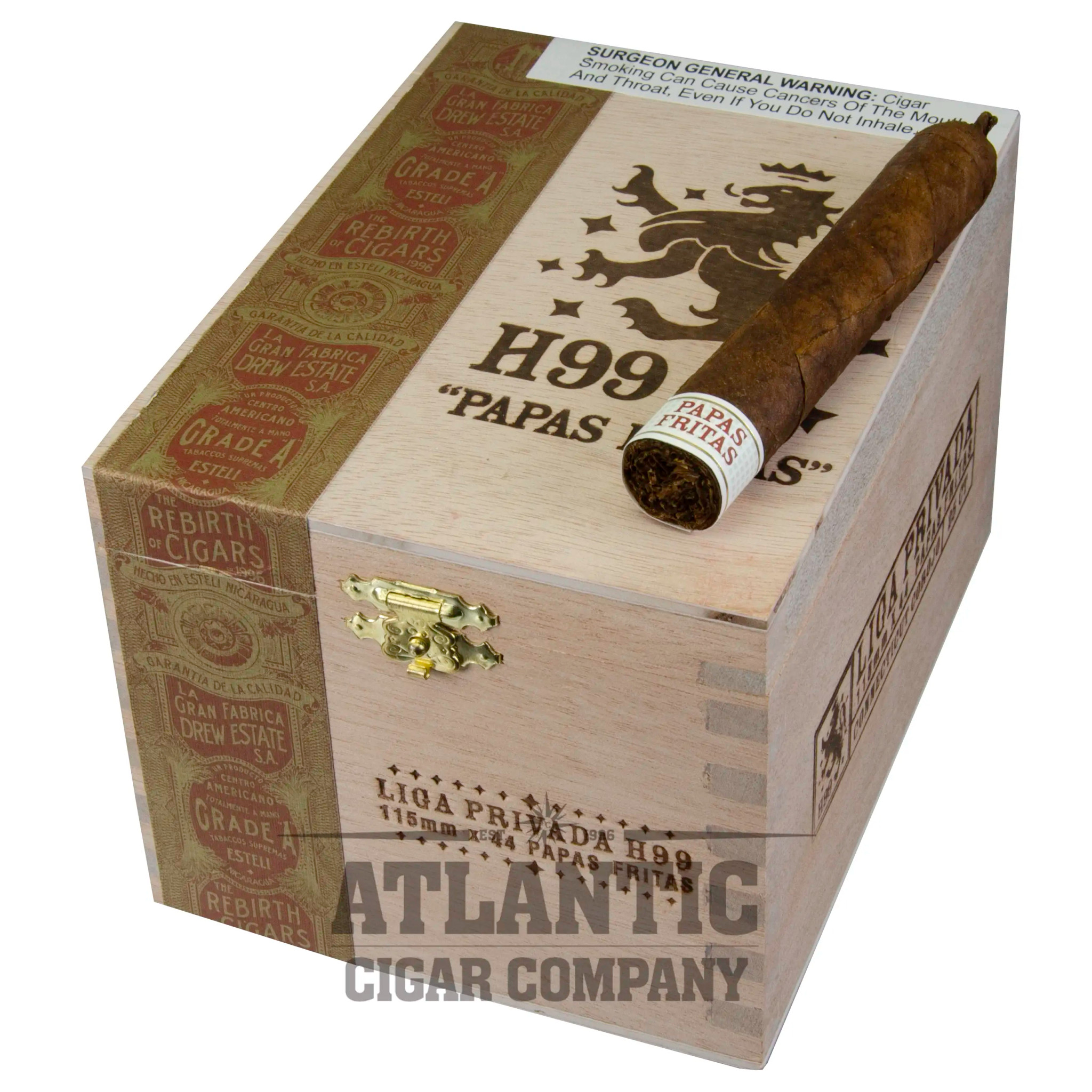 Liga Privada H99 Connecticut Corojo Papas Fritas Cigars | Atlantic ...