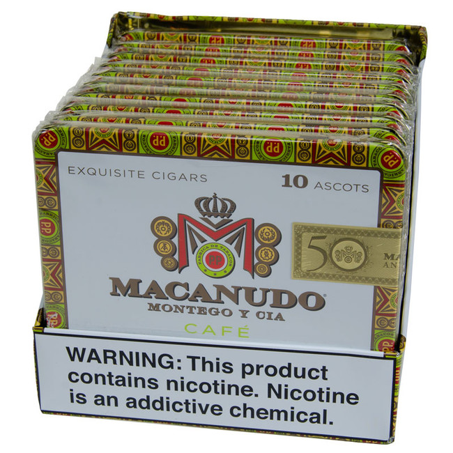 Macanudo Gold Label Ascots Tin 10/10 | Atlantic Cigar Company