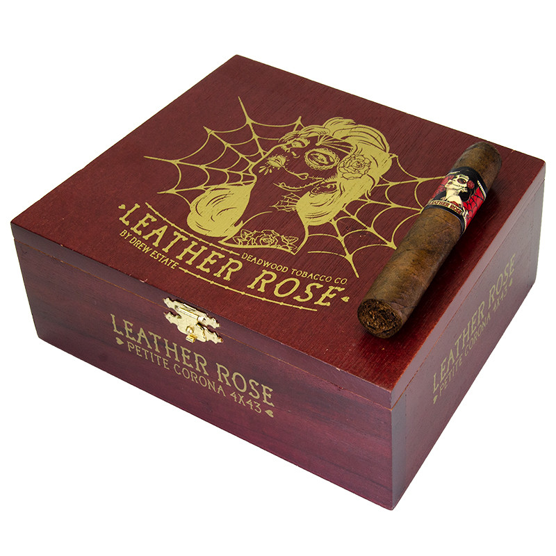 Deadwood Cigars By Drew Estate Leather Rose Petite Corona