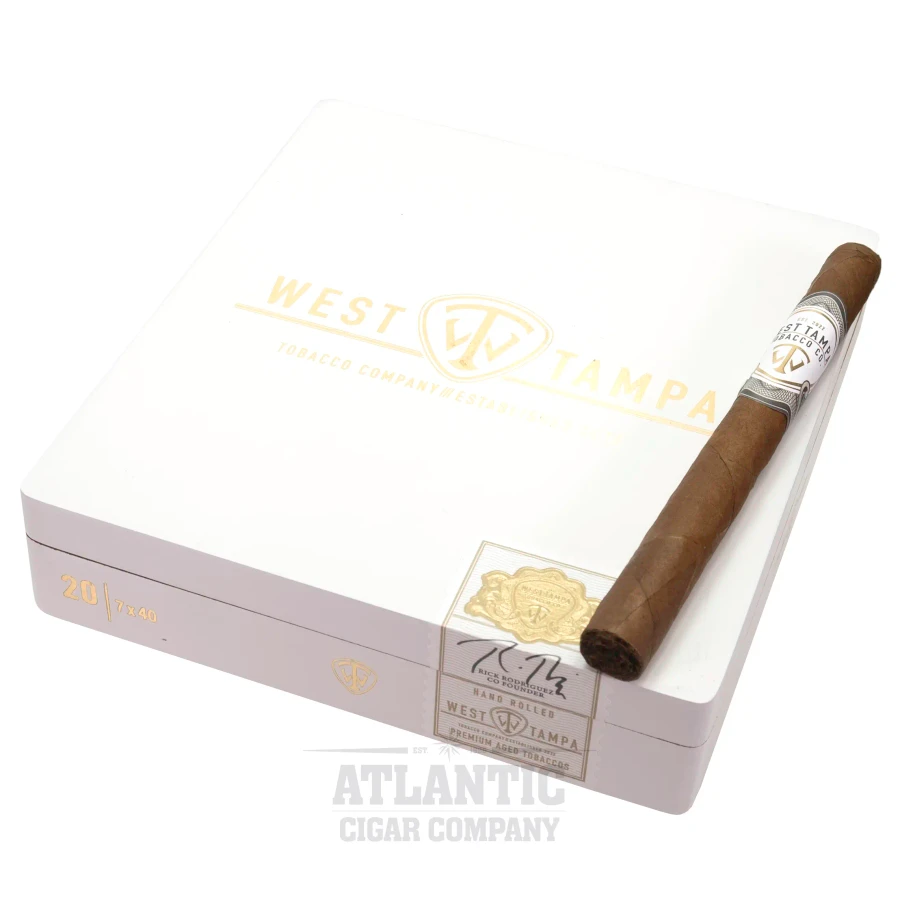 West Tampa Tobacco Co. White Cigars Lancero (7x40) | Atlantic Cigar Co.