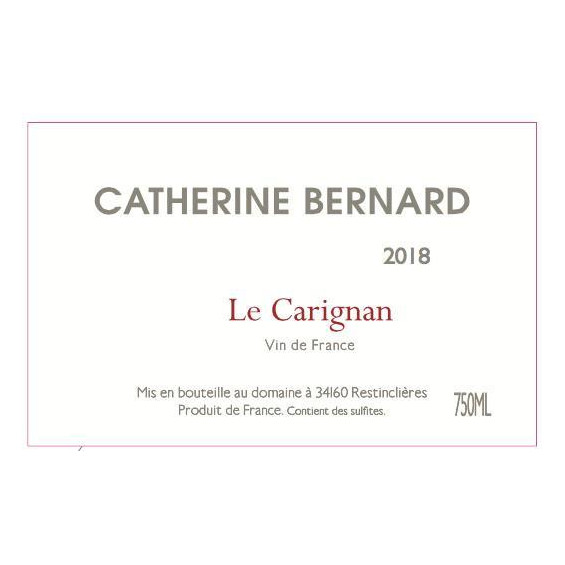 Catherine Bernard Le Carignan 2021 750ml