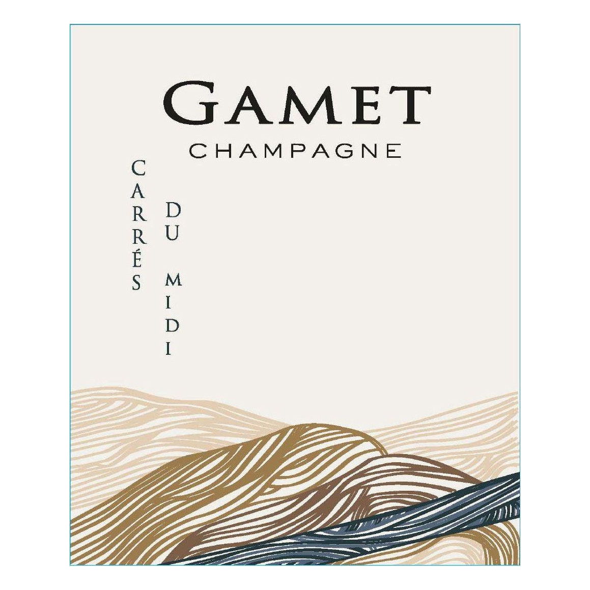 Champagne Gamet Champagne Brut Carres Du Midi 2019 750ml